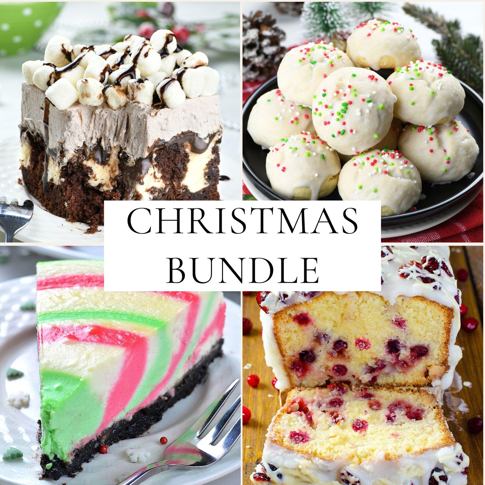 Christmas Bundle | Digital Recipes | Homemade Desserts | Christmas ...