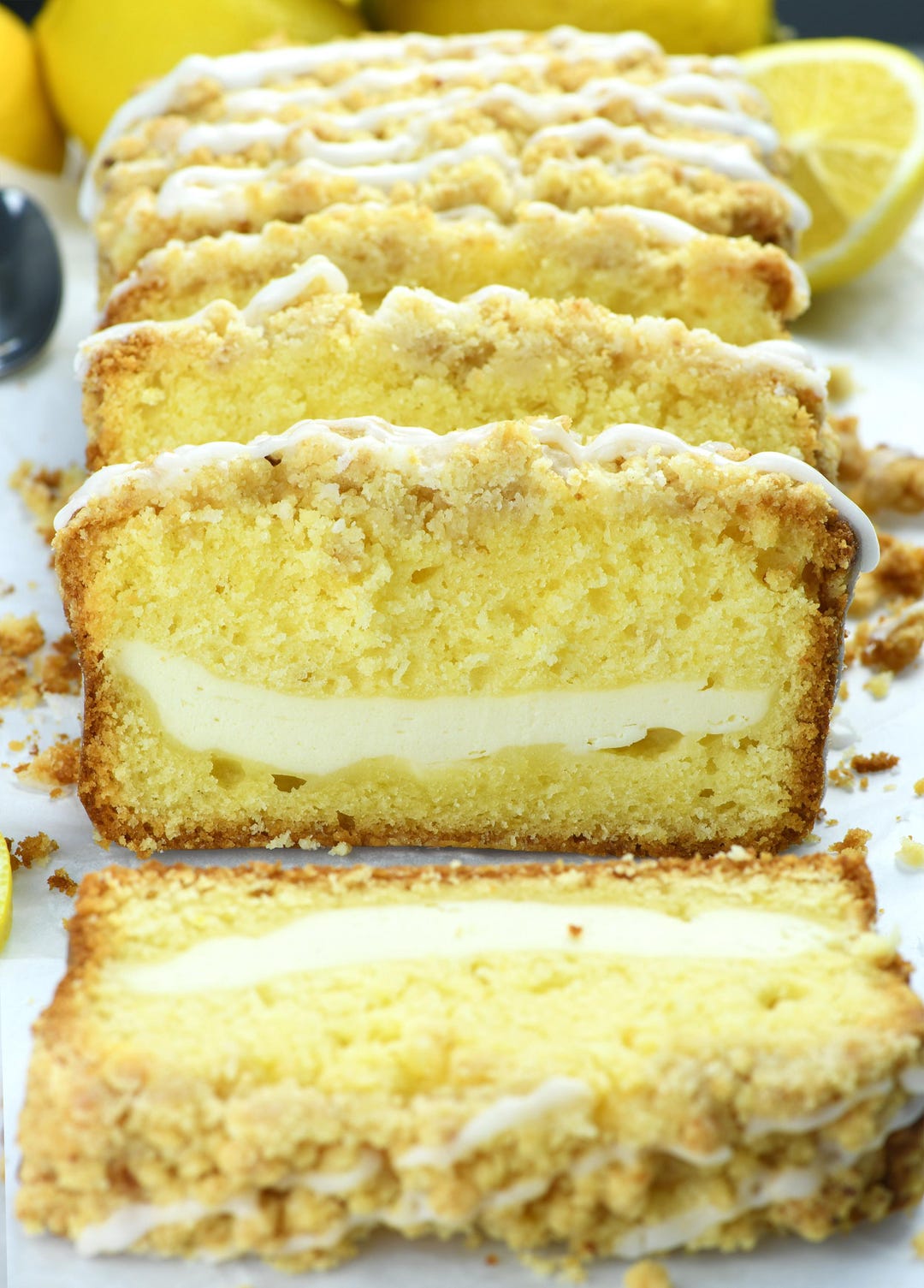 Lemon Cream Cheese Pound Cake Recipe: Streusel Crumb Topping (digital ...