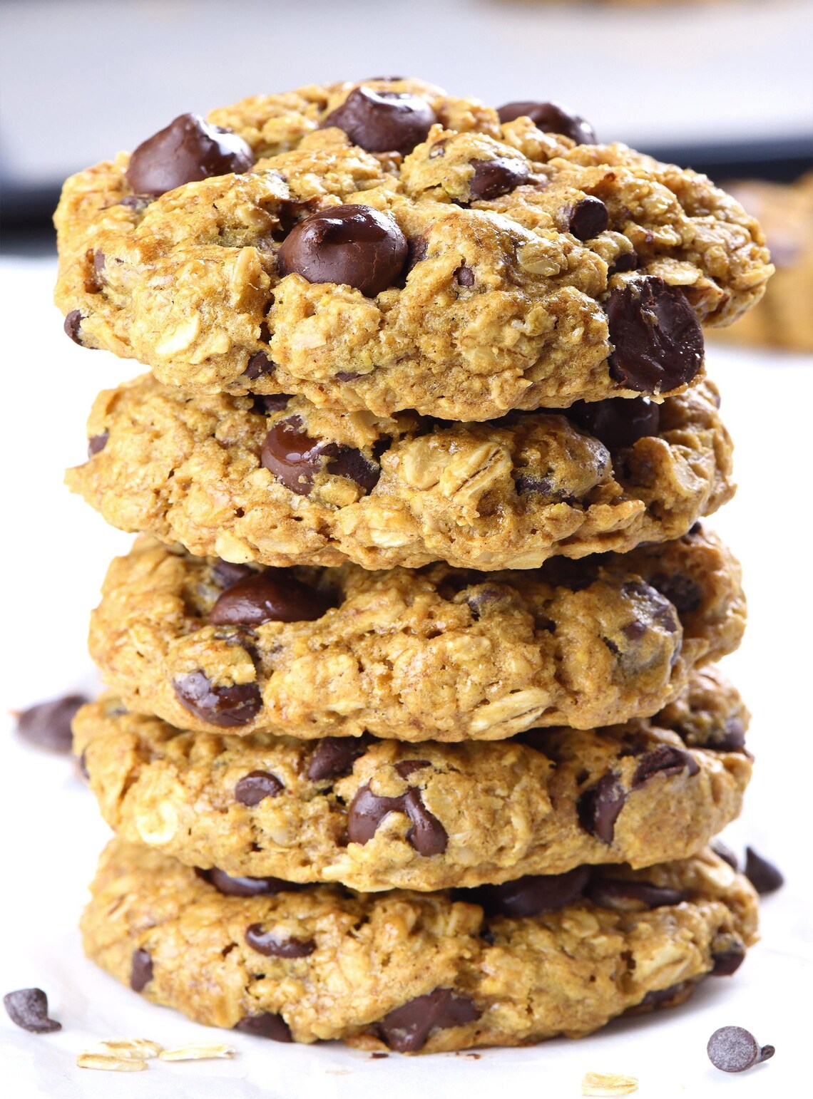 Chocolate Chip Oatmeal Cookies | Digital Recipe | Homemade Cookies | Cookie Recipe | Easy ...