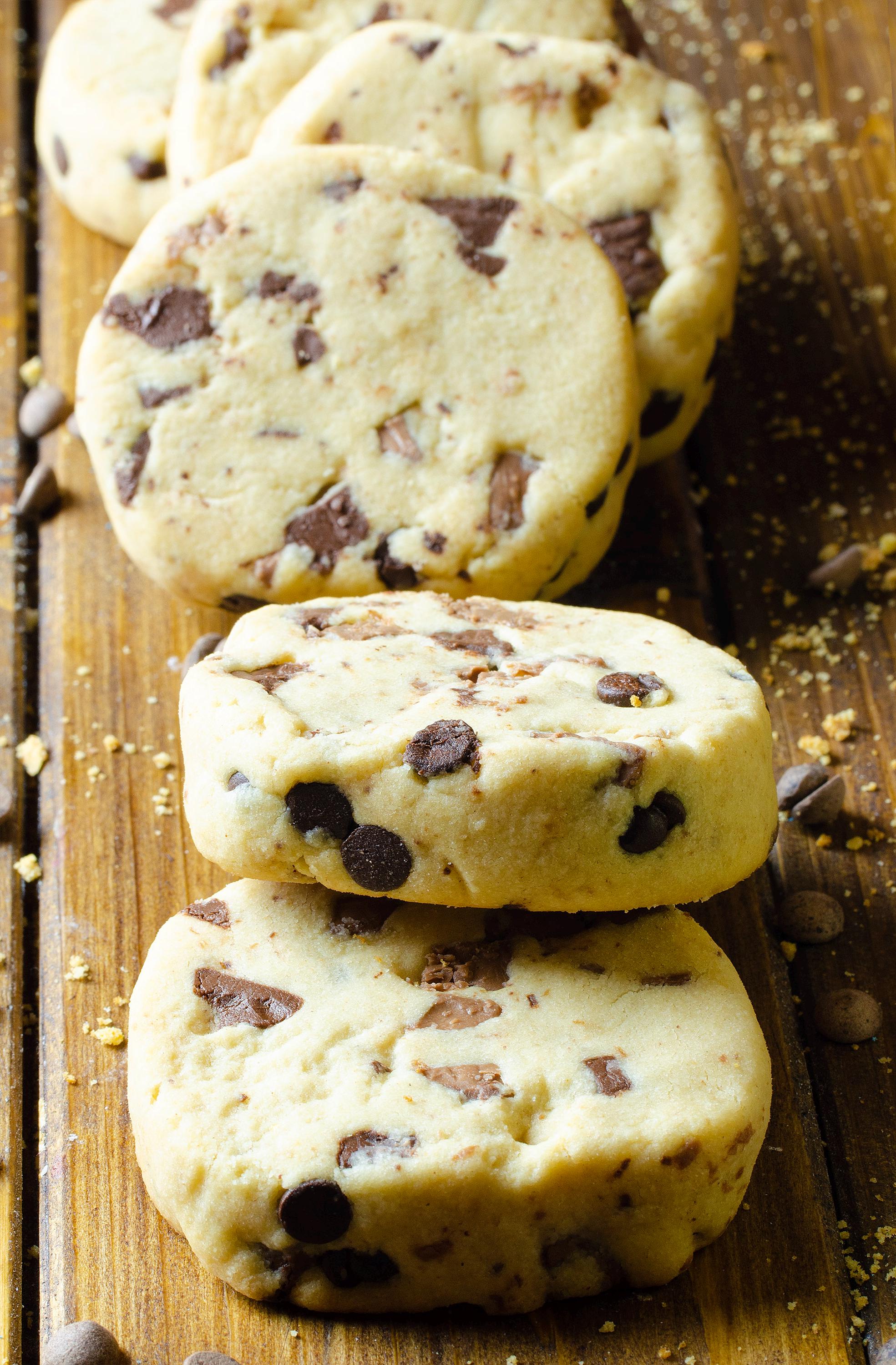 Chocolate Chip Shortbread Cookies | Digital Recipe | Homemade Cookies | PDF Printable | Cookie ...