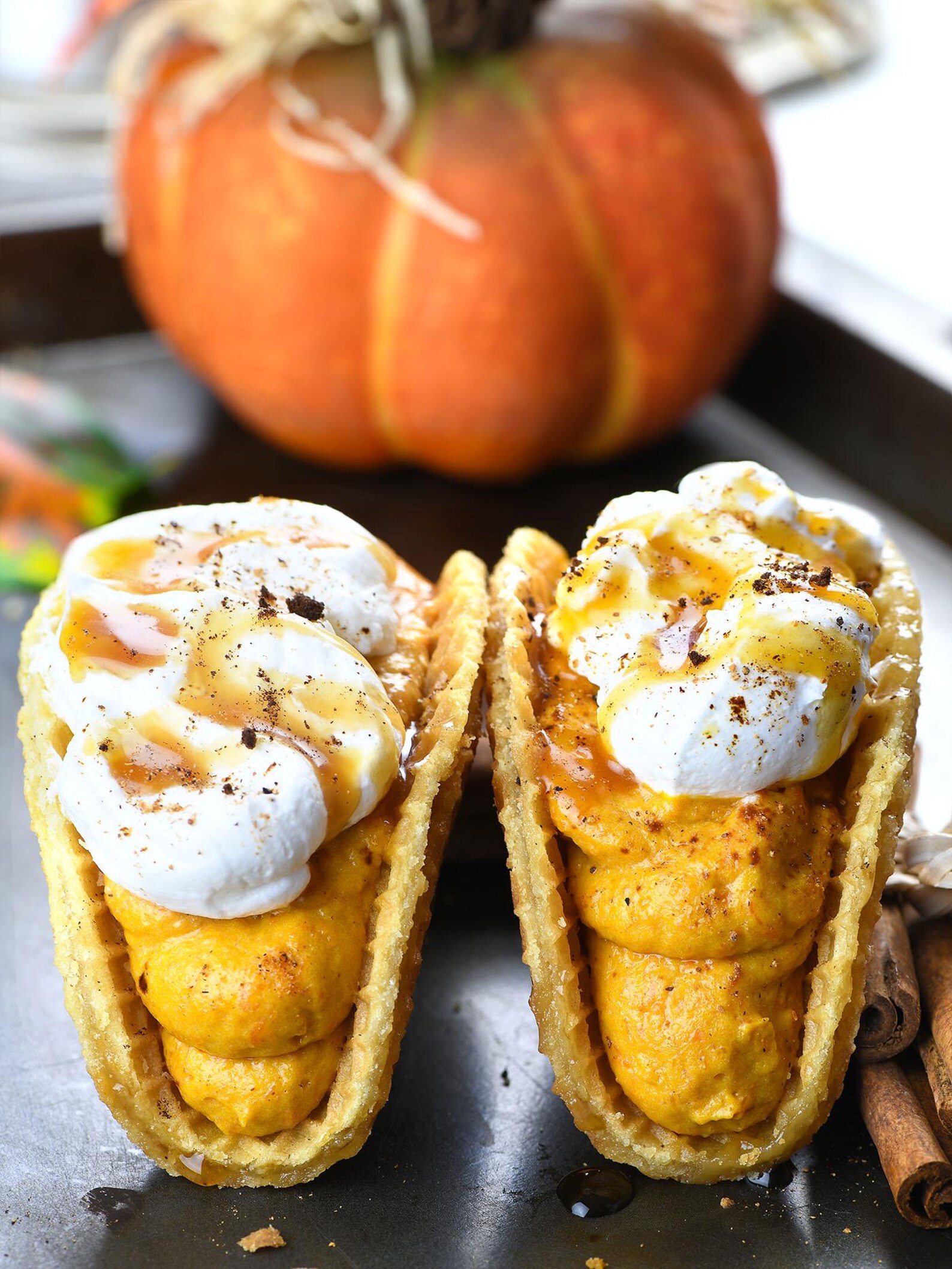 Pumpkin Splice Latte Tacos | Digital Recipe | Homemade Dessert | PDF Printable | Halloween ...