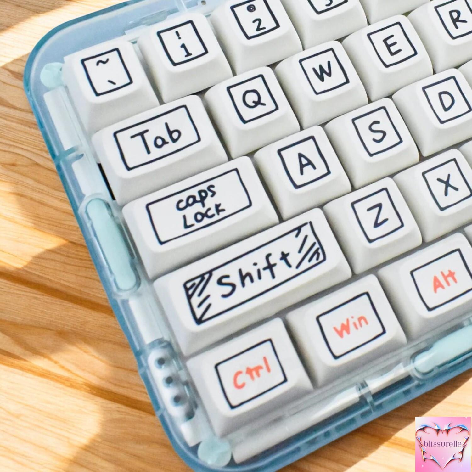 125 Graffiti Themed Keycaps, Keycaps Set, Custom Keycaps, Unique ...