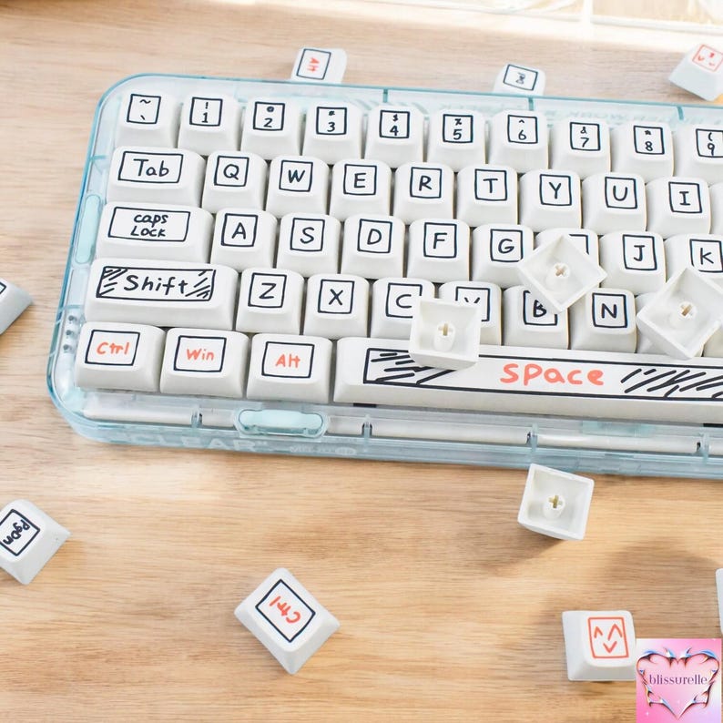 125 Graffiti Themed Keycaps, Keycaps Set, Custom Keycaps, Unique ...