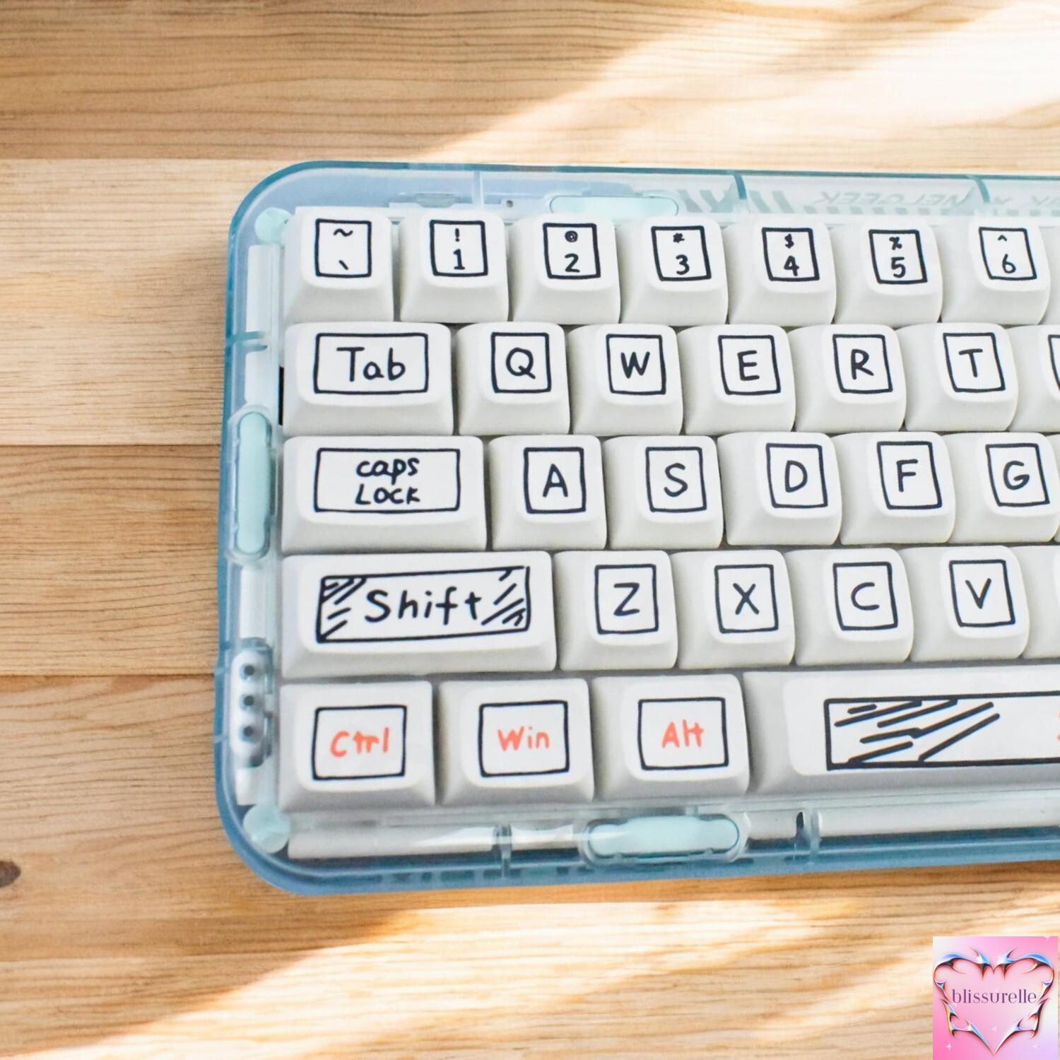 125 Graffiti Themed Keycaps, Keycaps Set, Custom Keycaps, Unique ...