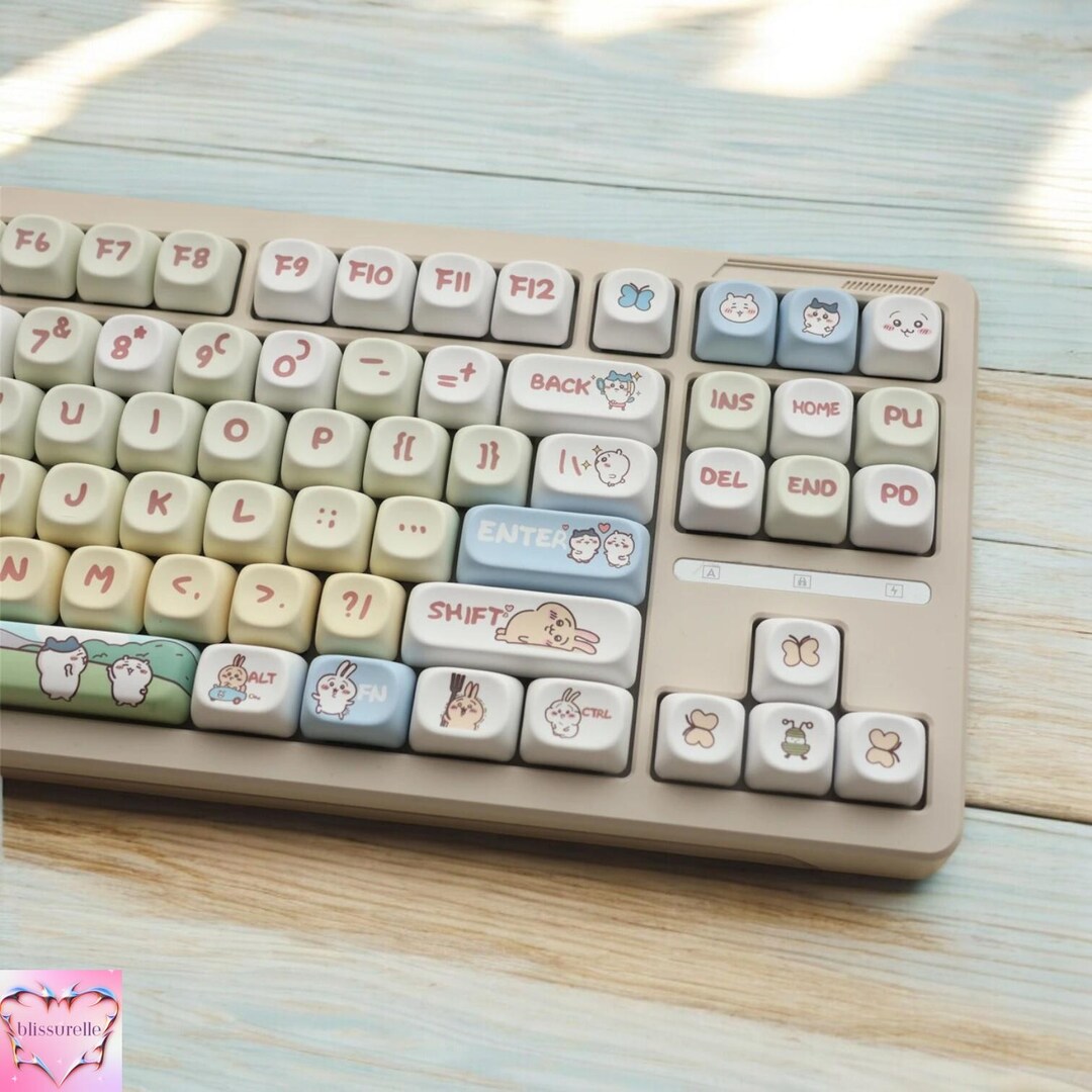 144 Valley Cat Themed Keycaps, MOA Profile, Custom Keyboard Decor ...
