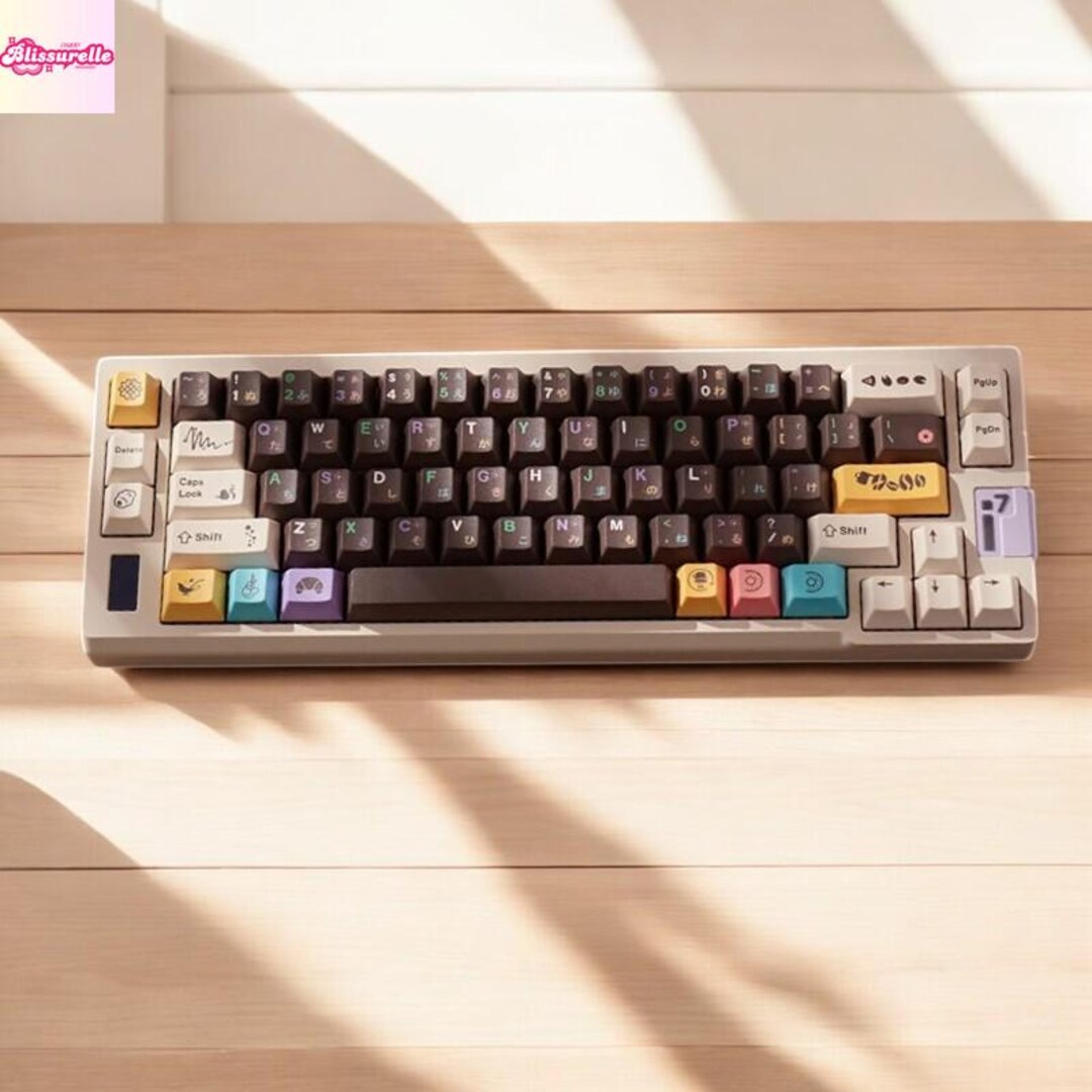 Donut Themed Keycap Set for Mechanical Keyboard, 152 Keys, Cherry ...
