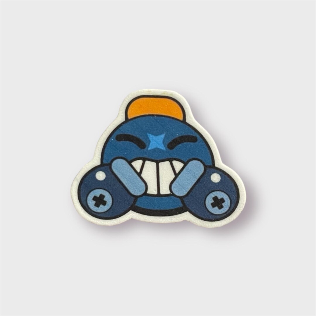 Handmade Brawl Stars Tick Pin – Unique Shrink Plastic Gaming Accessory ...