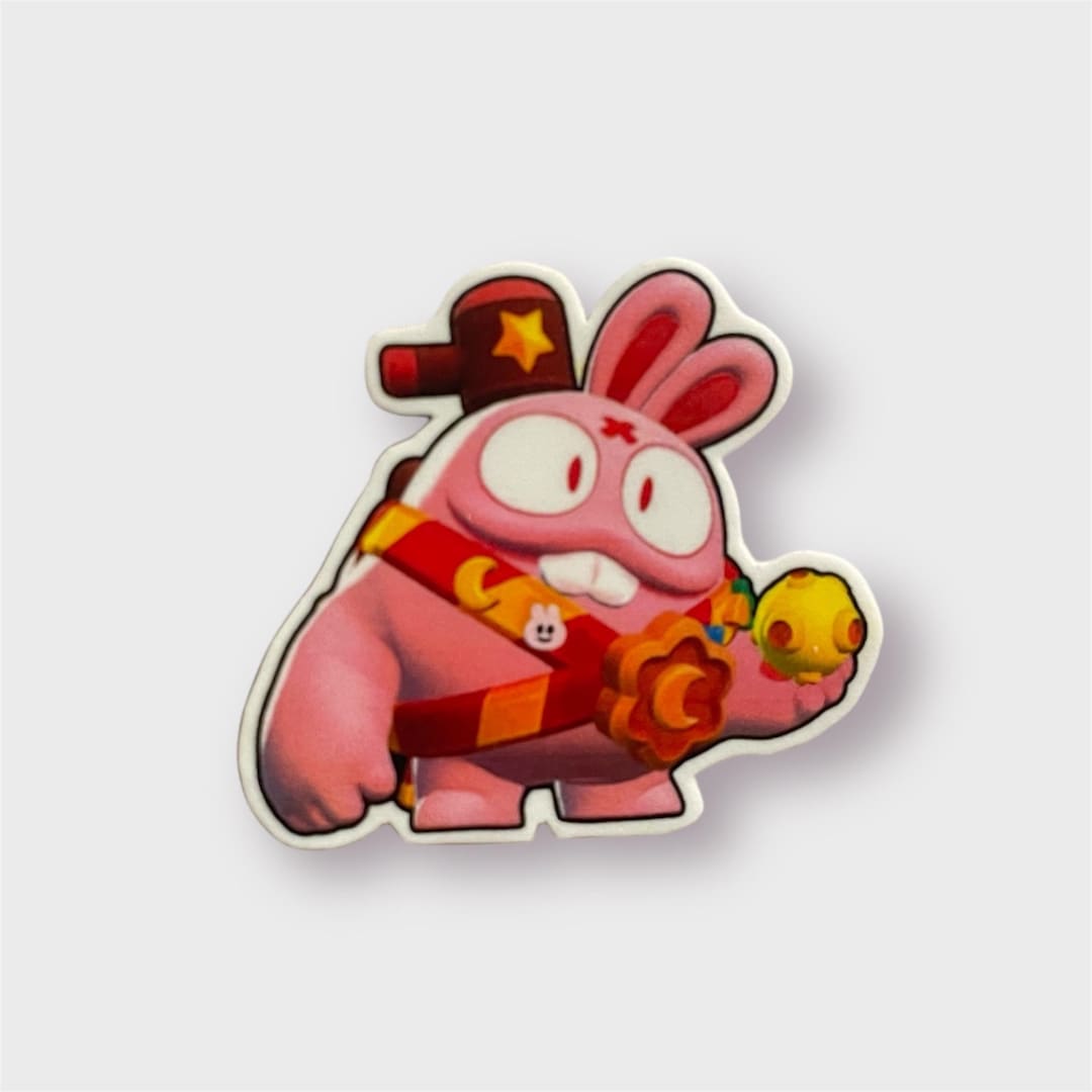 Handmade Brawl Stars Squeak Pin – Cute Gamer Accessory, Fan Art ...