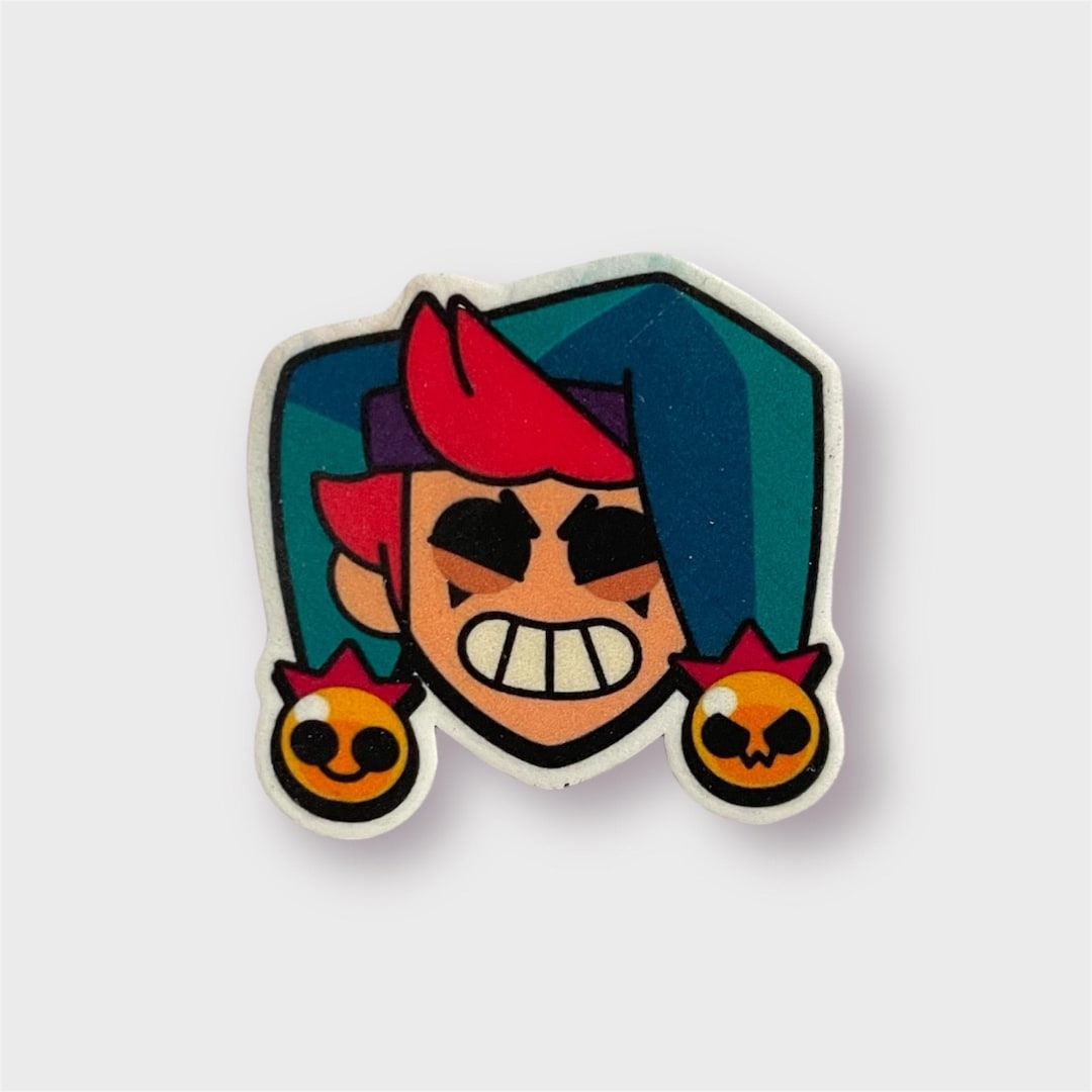 Handmade Brawl Stars Character Pin | Fan Art Enamel Pin | Custom Gaming ...