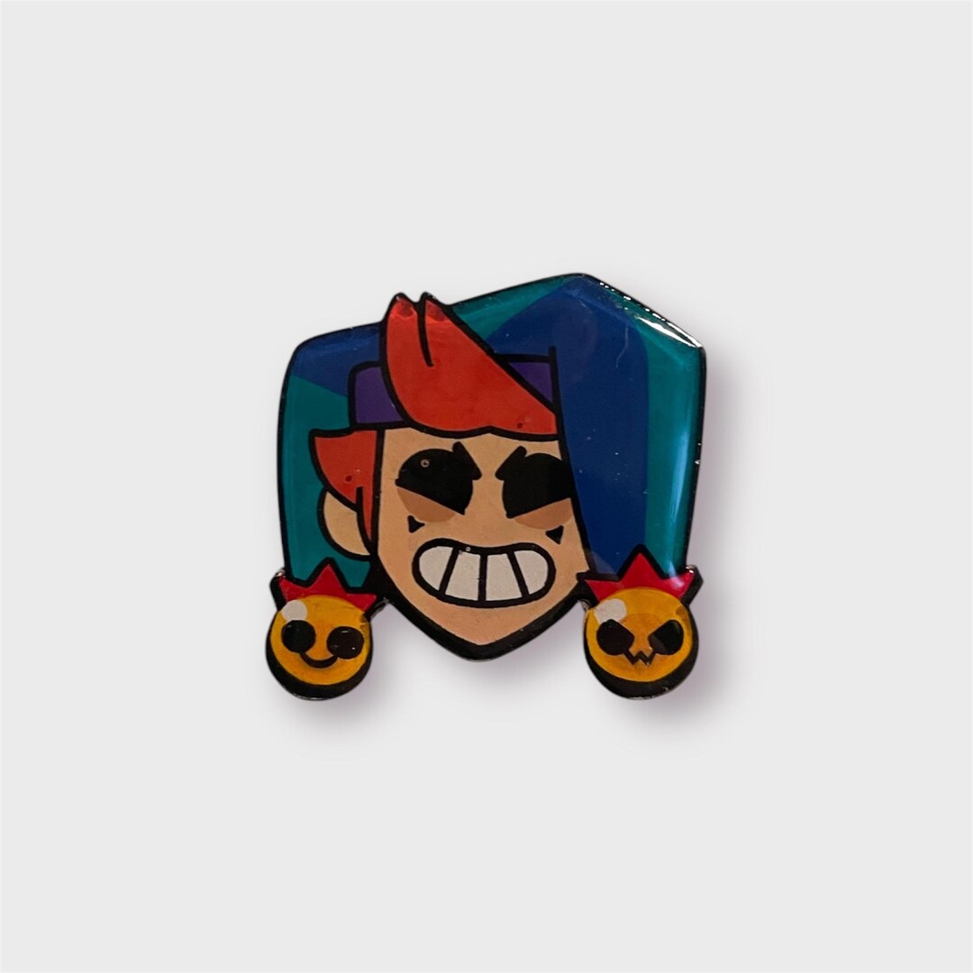 Handmade Brawl Stars Character Pin | Fan Art Enamel Pin | Custom Gaming ...