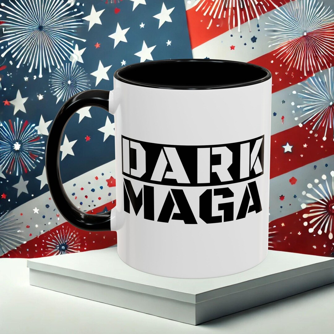 Dark MAGA Coffee Mug - Bold Statement for Patriots - Etsy