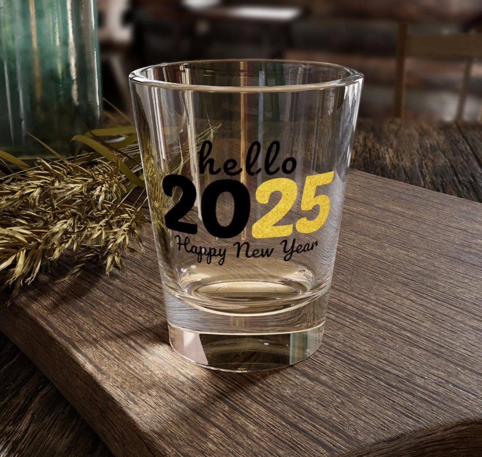 Hello 2025 Shot Glass Happy New Year Party Favor, Celebration Gift - Etsy