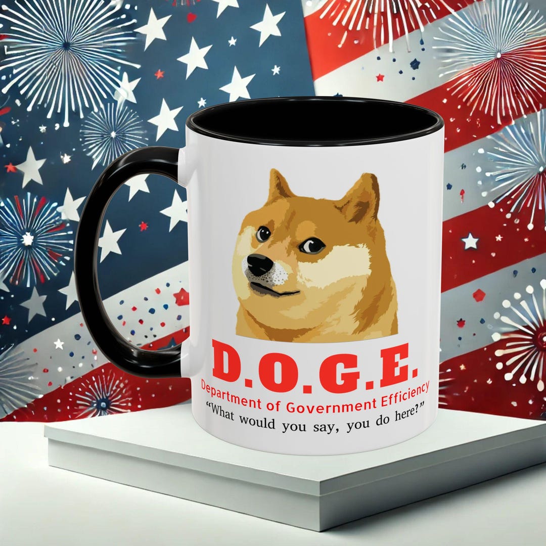 D.O.G.E. Mug - Department of Government Efficiency - Etsy