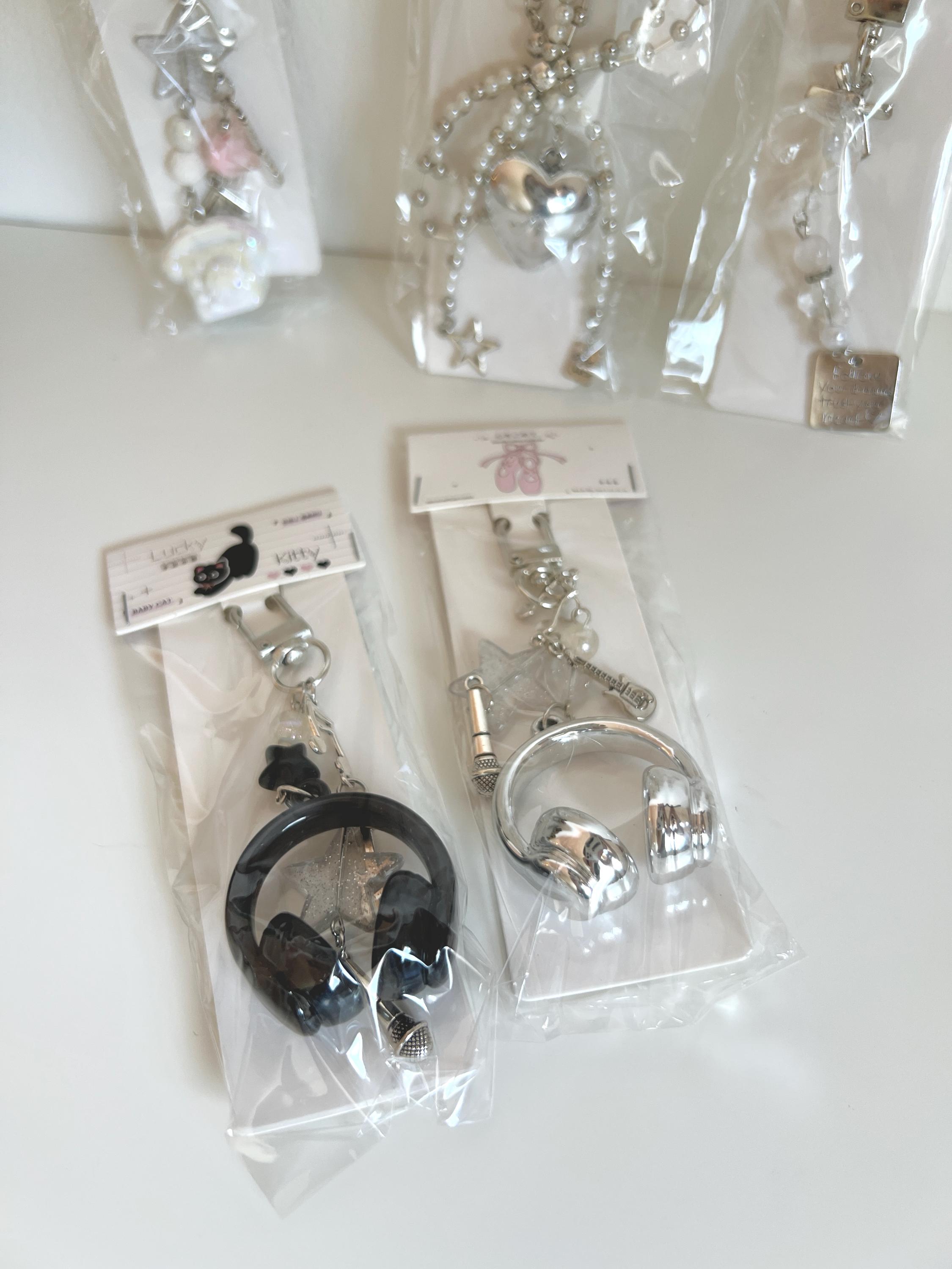 Y2K Kawaii Bag Charm: Handmade Harajuku Keychain Gift - Etsy UK