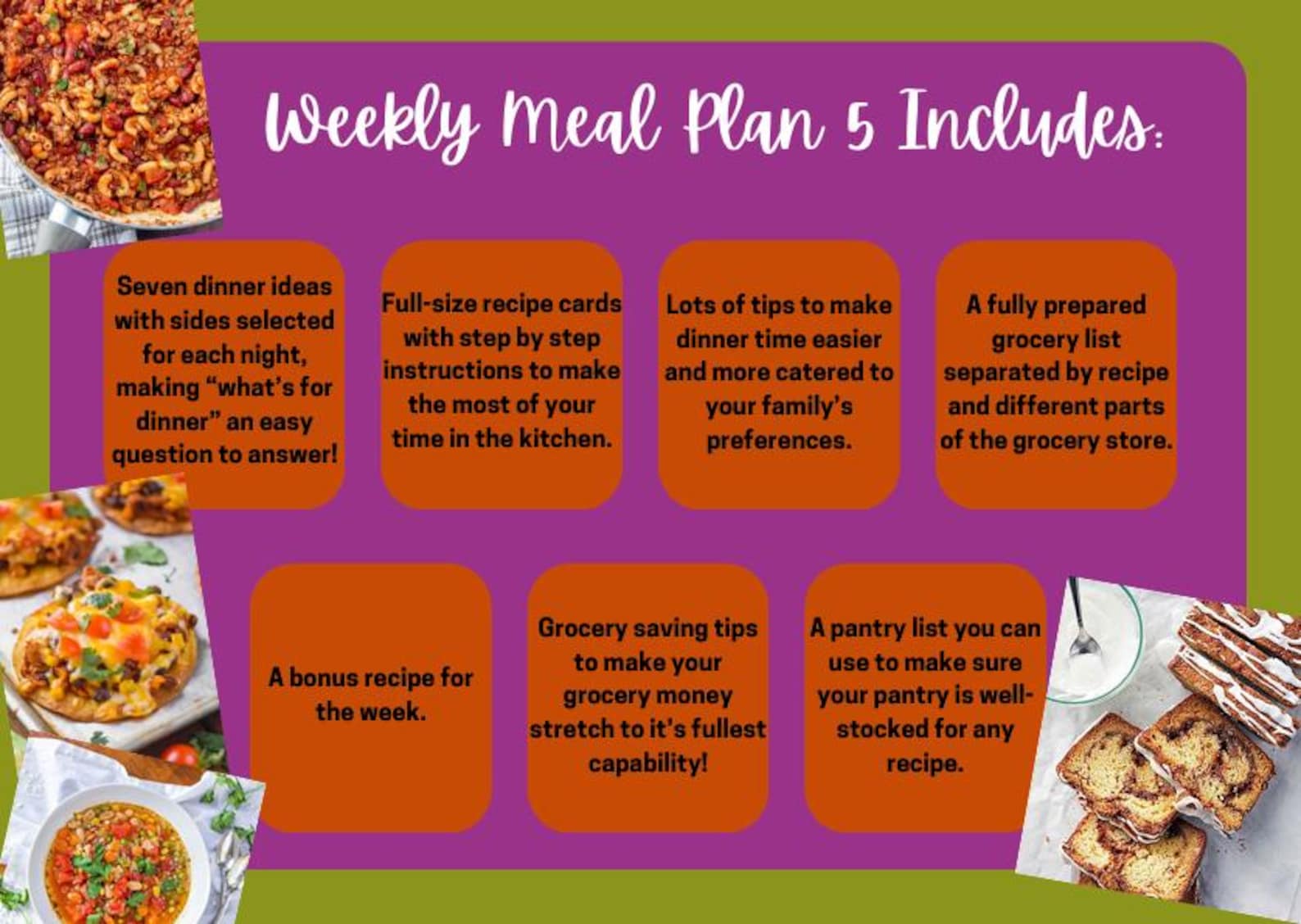 Weekly Meal Plan 5: Family-friendly, Budget-conscious, Easy Recipes ...