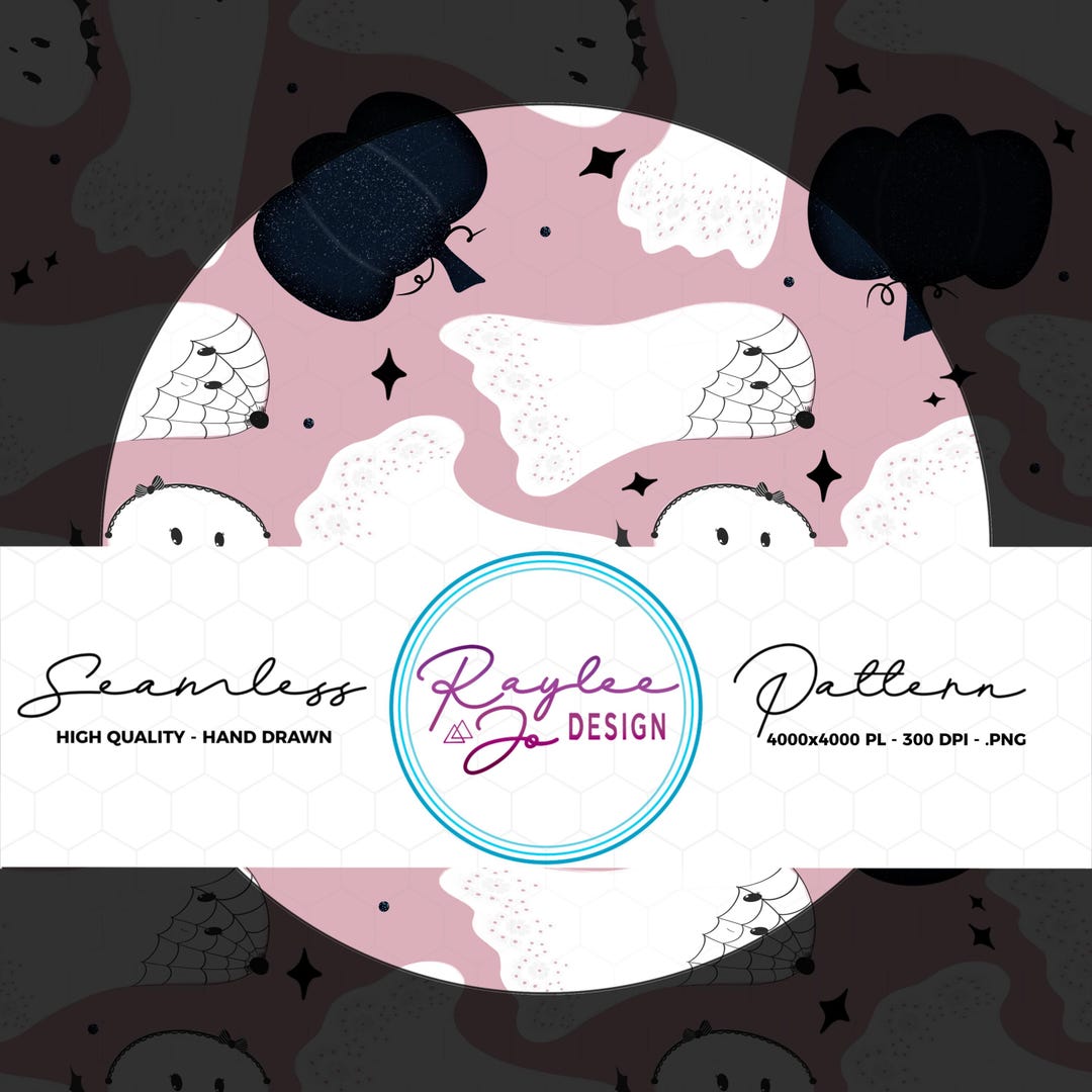Boo La La 300 DPI PNG Repeat Pattern - Etsy