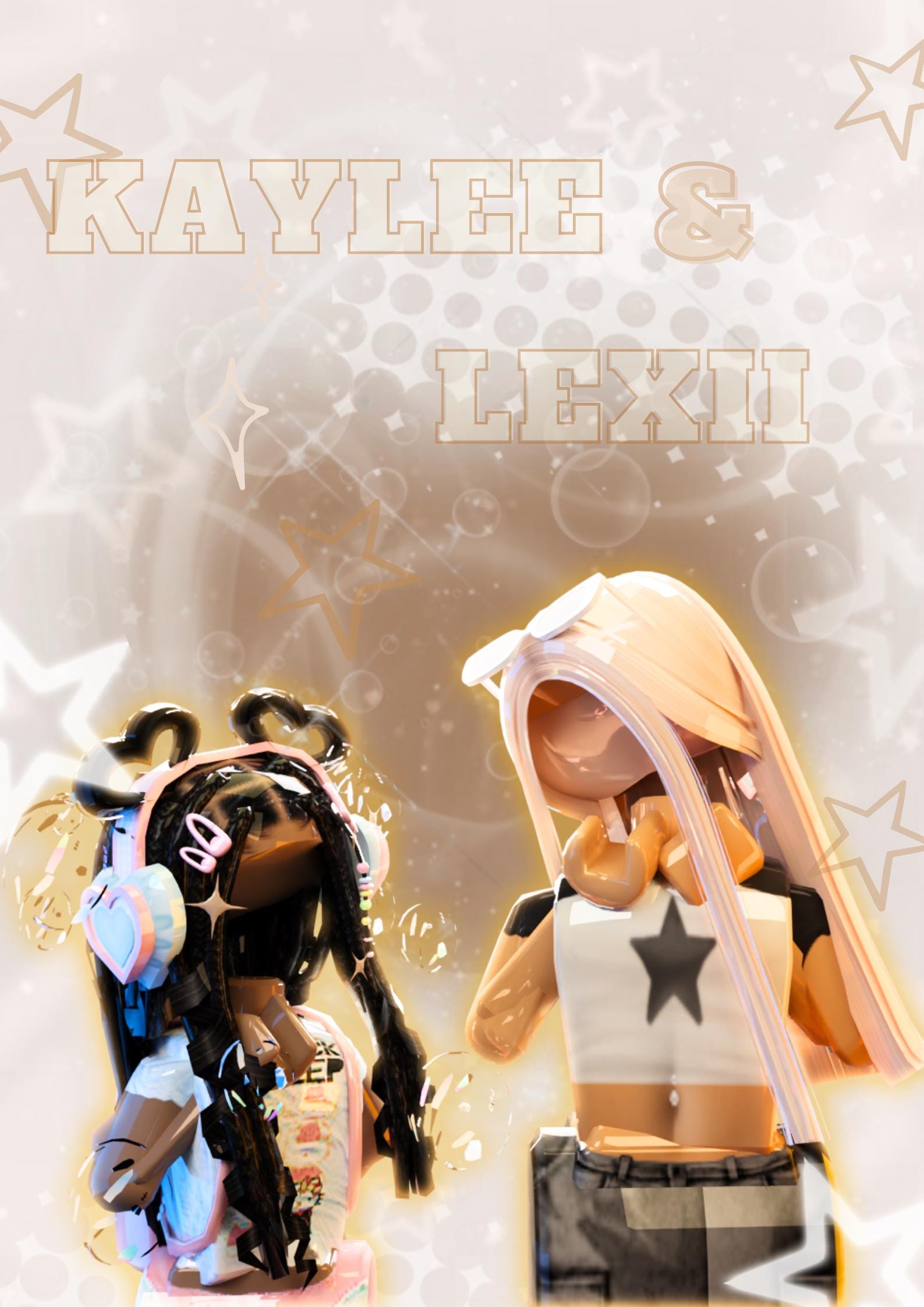 Roblox Avatar Custom Portrait Digital Poster Wallpaper Profile Picture ...