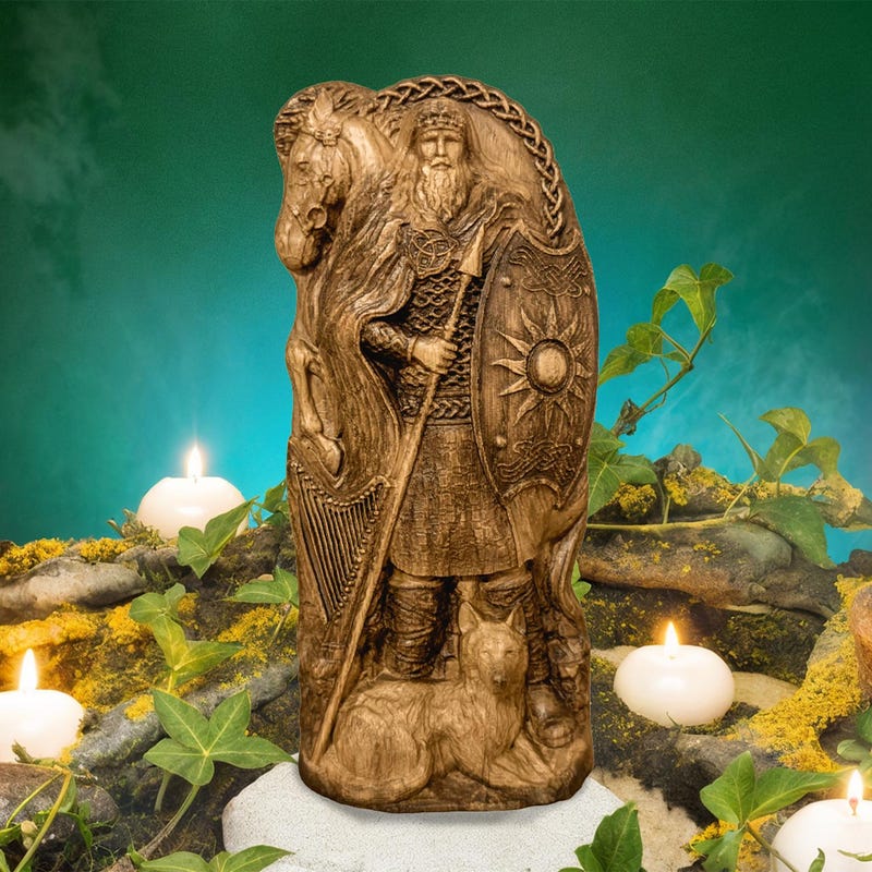 Statue of God Lugh - Etsy