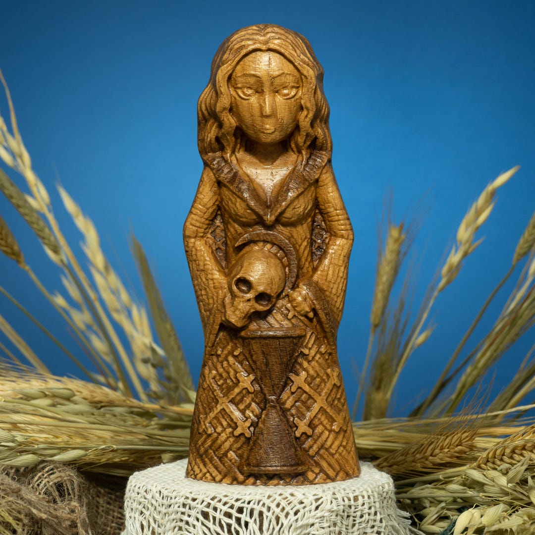 Mara Statue Slavic Goddess Winter Death Rebirth Morana Pagan Altar ...