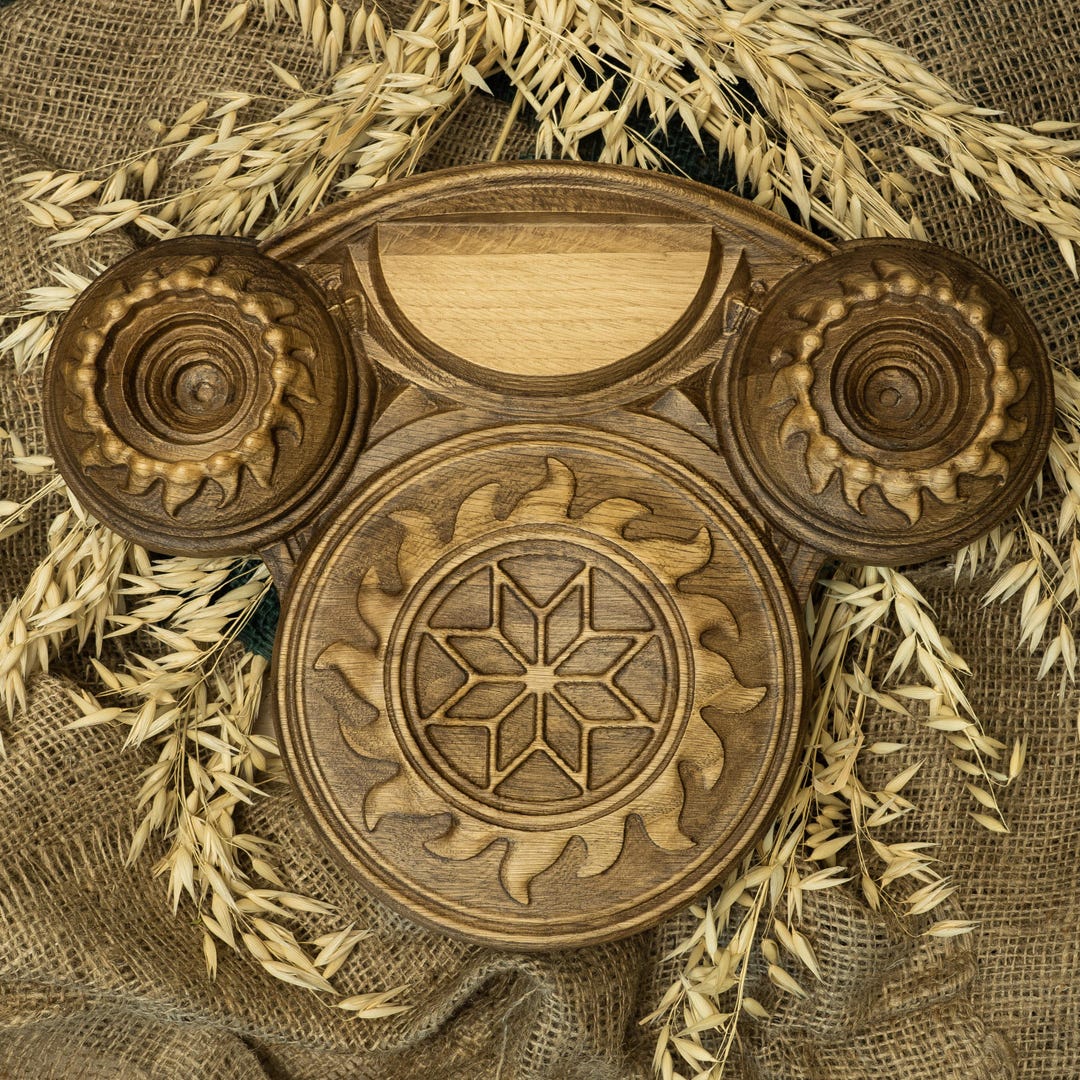 Slavic Altar, Wooden Pagan Shrine, Handmade Spiritual Decor, Slavic ...