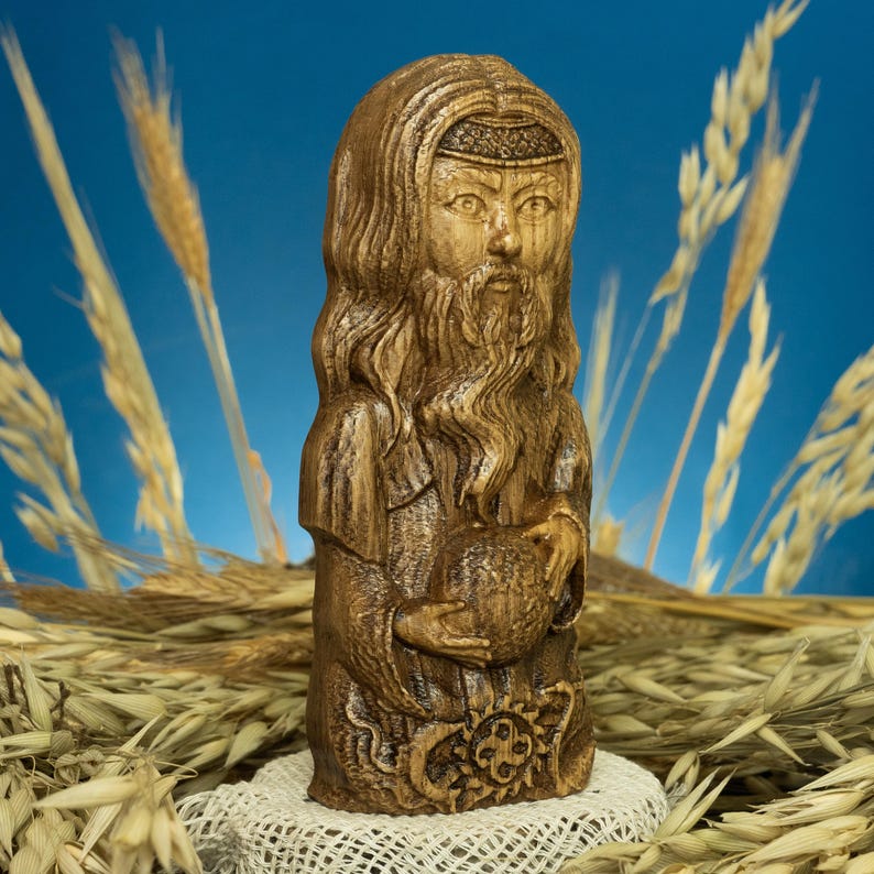 Rod Statue Slavic Primordial God Creator Ancestor Family Lineage Roots ...