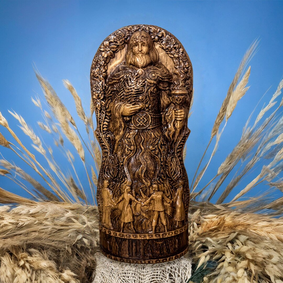 Kupala Statue Slavic God of Fire and Purification Protective Amulet for ...