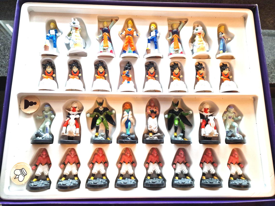 Dragon Ball Z Chess Set Deagostini 2002 - Etsy