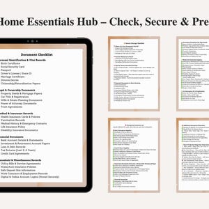 Home Inventory Tracker Printable | Organize, Track & Secure Your ...