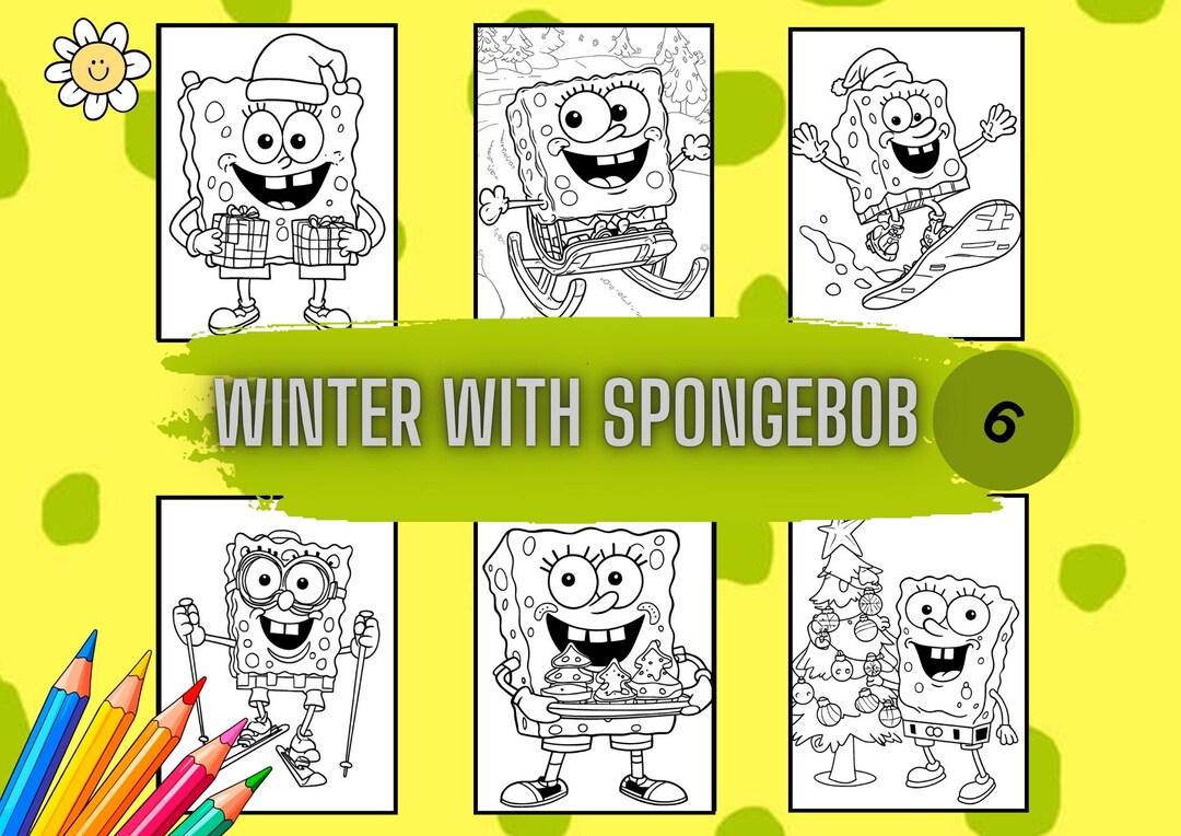 Spongebob, Winter, Christmas, Coloring Pages, Activity Sheets, Kids ...