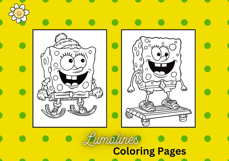 Spongebob Sports Coloring Pages, Funny Scenes, Mini-golf, Biking ...