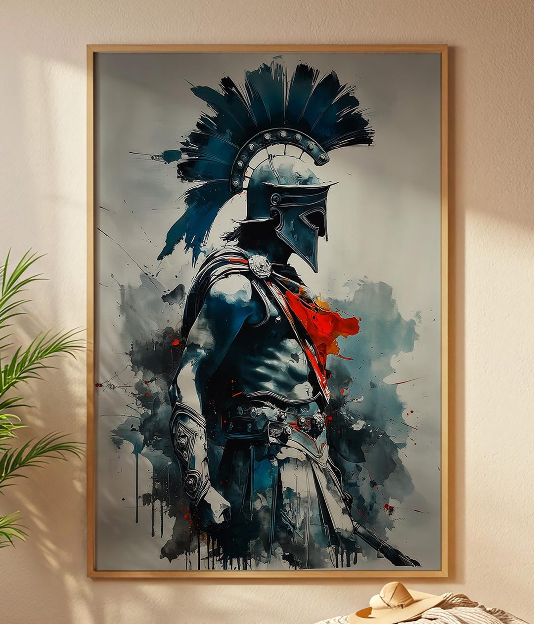 Ancient Spartan Warrior Printable Wall Art (digital Download) - Etsy