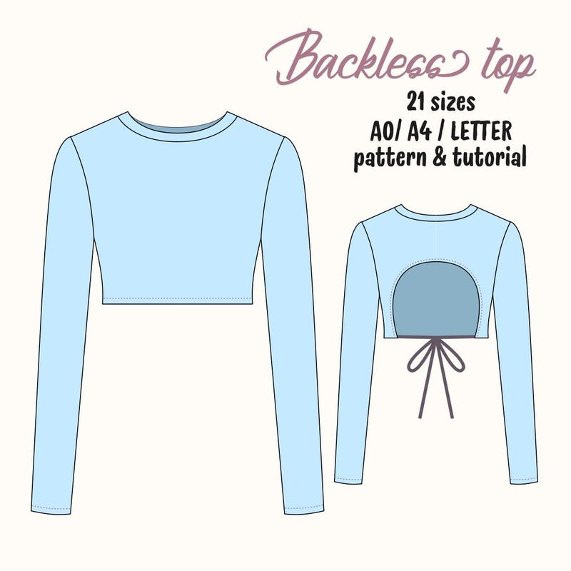 Open Back Shirt - Etsy