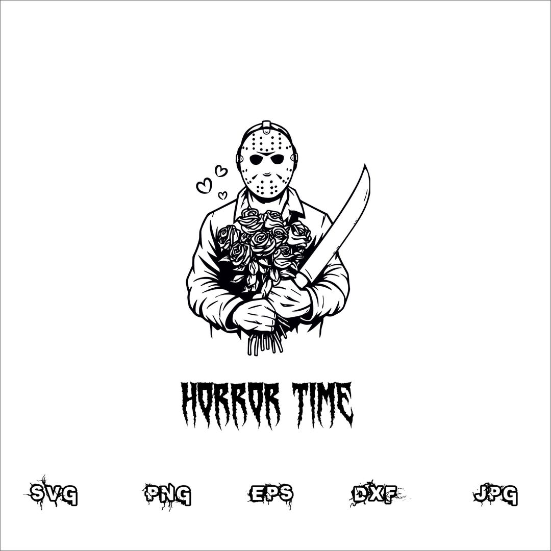 Horror Movie SVG Files, Spooky Halloween SVG, Cutting File Set, Creepy ...