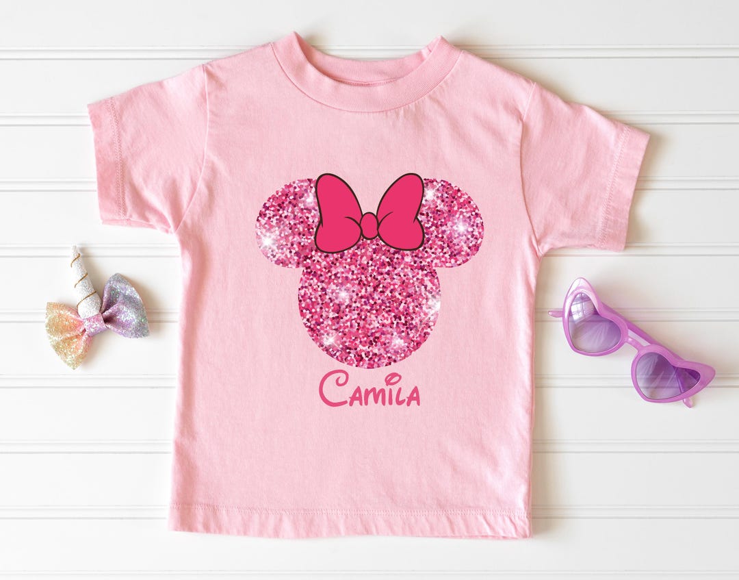 Custom Pink Minnie Mouse Shirt, Disney Shirt, Toddler Minnie Mouse ...