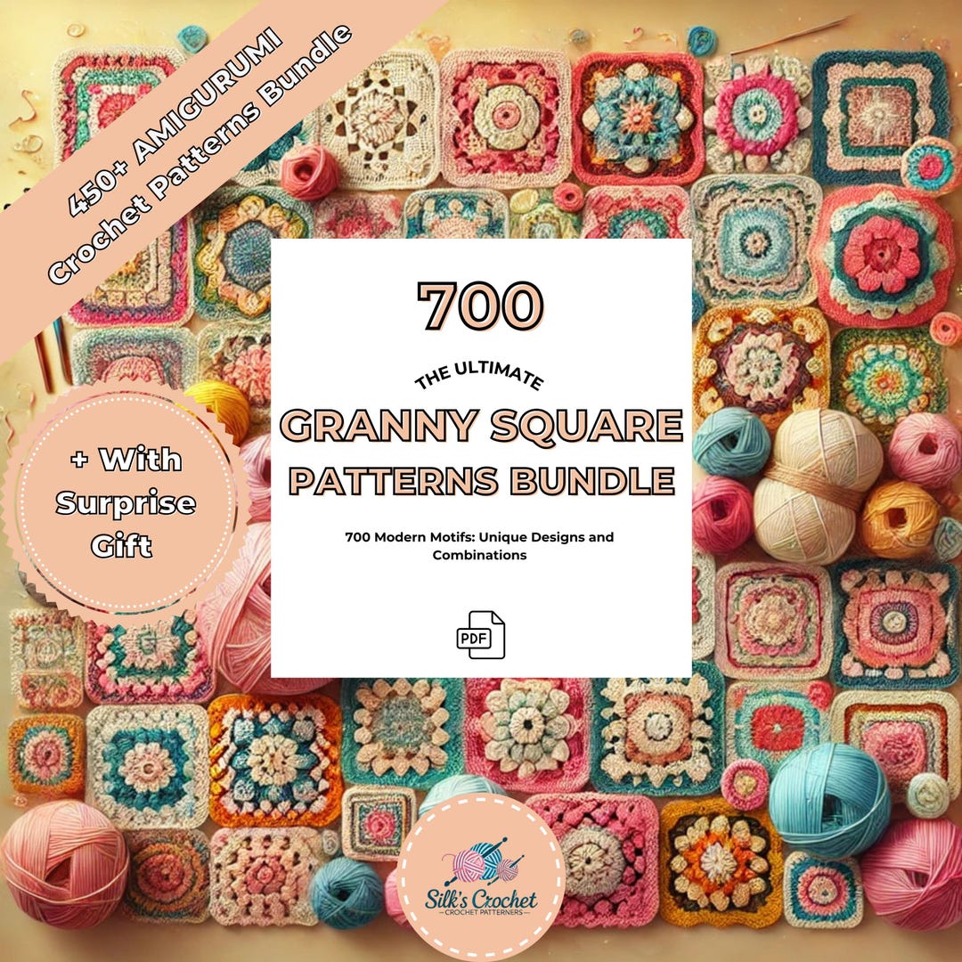 700 Oma Quadrat Häkelanleitungen | Blumen & Quadrat | Easy Crochet ...