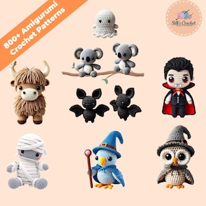 800 Amigurumi Crochet Patterns, Amigurumi Crochet Patterns, Ultimate ...