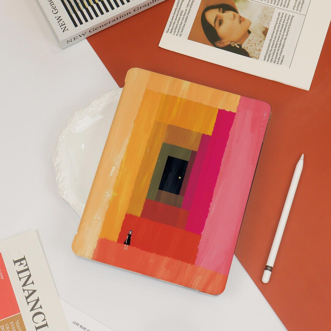 Colorful Minimalist Figure iPad Case,custom iPad Case,ipad 10/9/8,ipad ...
