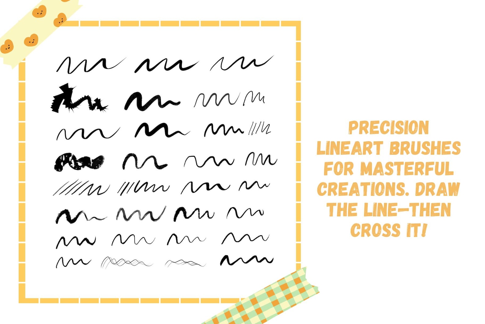 Procreate Brushes: Ink Mastery, 40 Lineart Brushes for Anime, Manga ...