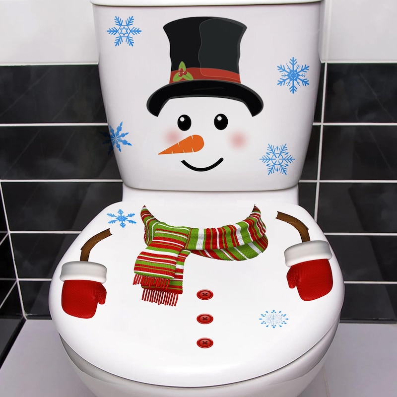 Bathroom Toilet Stickers - Etsy