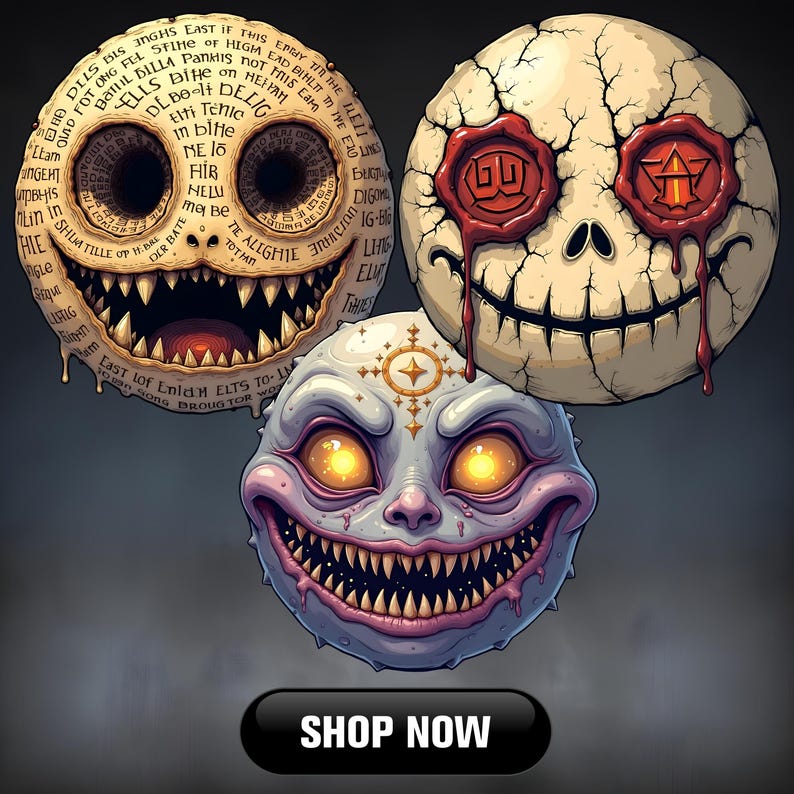 Cursed Emoji PNG Collection | Demonic Clipart & Sinister Emoticons ...