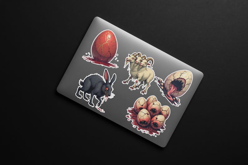 Easter Horror PNG Bundle | Creepy Bunnies & Folklore Monster Clipart ...