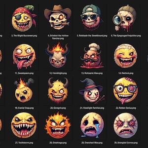 Mad Gore Emoji PNG | Cursed Faces Png With Screaming Mouths, Twisted ...