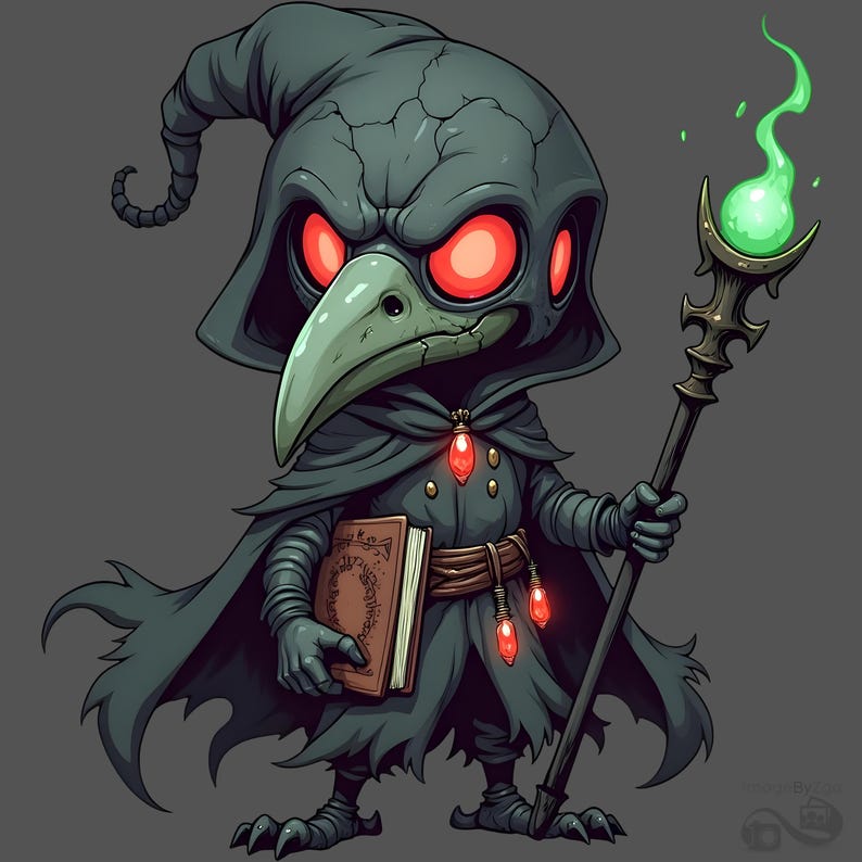 Chibi Horror Characters Clipart Set | 10 Creepy Custom Chibi (PNG ...