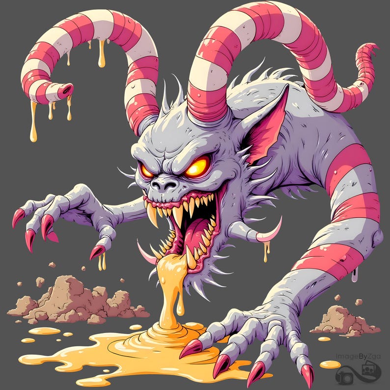 Goth Christmas PNG Bundle | Gothic Horror Creepmas Art, Krampus & Weird ...