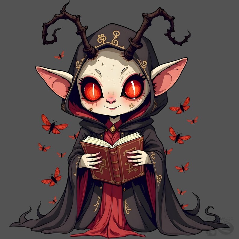 Chibi Horror Characters Clipart Set | 10 Creepy Custom Chibi (PNG ...
