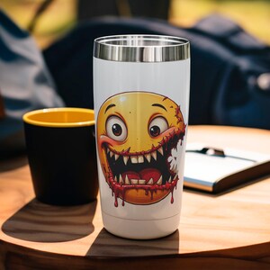 Horror Emoji PNG Bundle | Gothic Art Emotes Pack & Gothic Smiley Faces ...