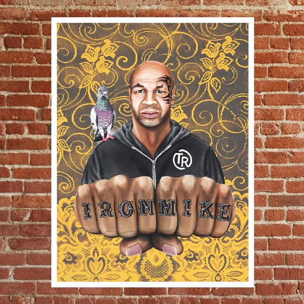 Mike Tyson Pop Art - Etsy