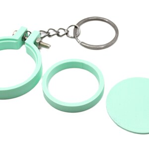 Tiny Keyring Hoop - 3D Printed Plastic Hoops for Extra Mini Cross ...