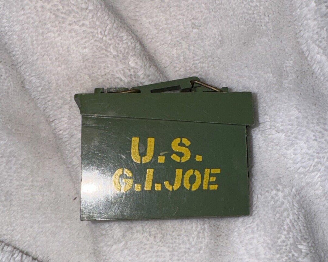 Vintage GI Joe 1960s US GI Joe Green Ammo Box Hasbro Japan - Etsy