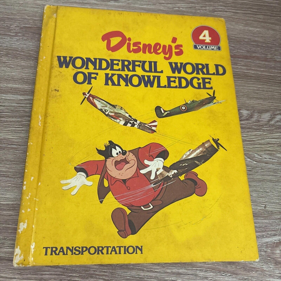 VTG Disney's Wonderful World of Knowledge Volume 4 Transportation 1982 ...